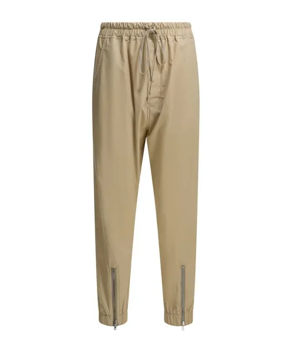 Rick Owens Drawstring Casual Pants - Beige