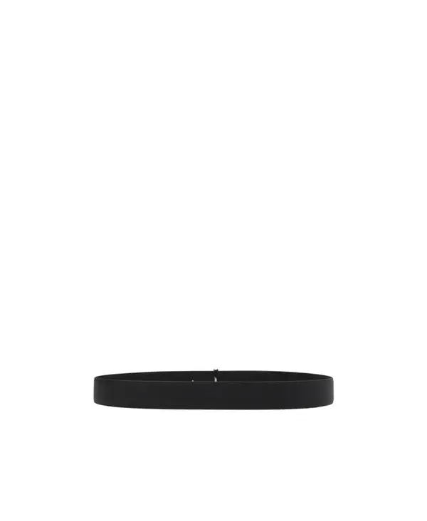 TOM FORD Logo Plaque Reversible Belt - Black