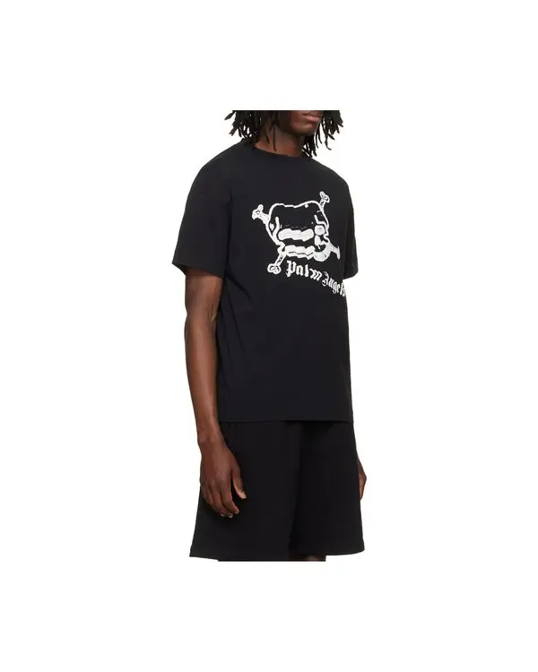 Palm Angels Skull Graphic T-shirt - Black