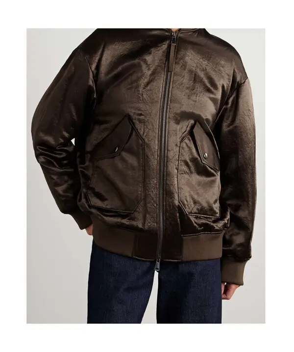 Max Mara Long-sleeved Bomber Jacket