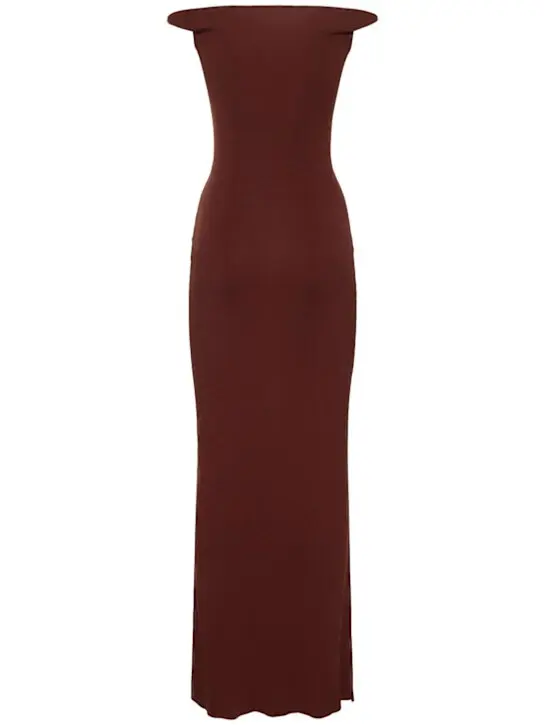 AYA MUSE Silk Viscose Fiber Long Dress