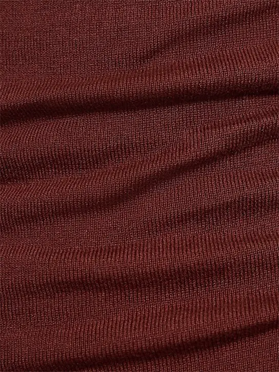 AYA MUSE Silk Viscose Fiber Long Dress