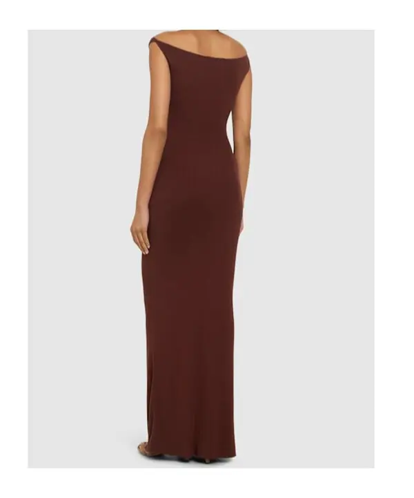 AYA MUSE Silk Viscose Fiber Long Dress