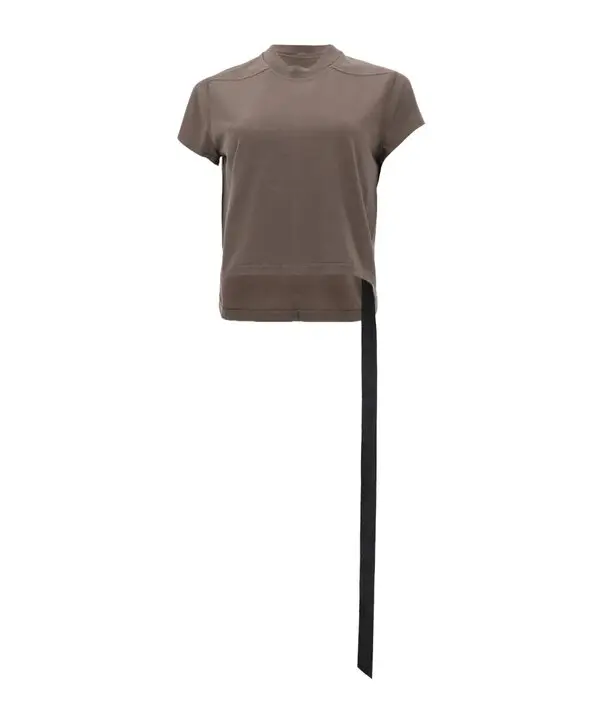 Rick Owens Small Level T Cropped T-shirt - Brown