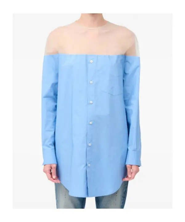 MAISON MARGIELA Panelled Long Sleeve Shirt