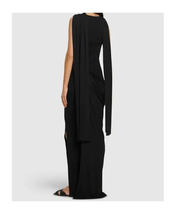 AYA MUSE Sleeveless Silk Viscose Maxi Dress With Side Slits