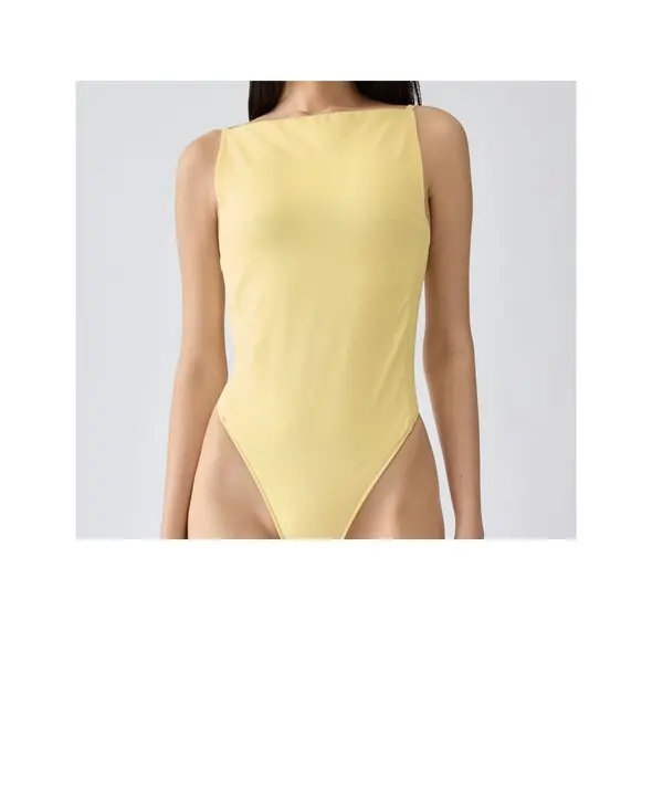 Jacquemus The Sole Swimsuit - Yellow