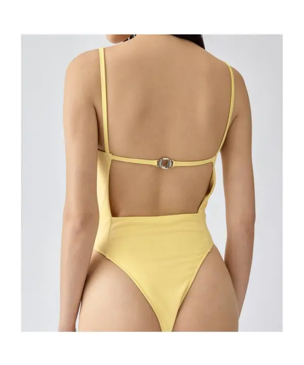 Jacquemus The Sole Swimsuit - Yellow