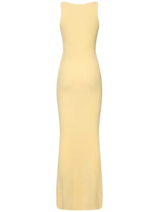 AYA MUSE Sleeveless Cutout Maxi Dress