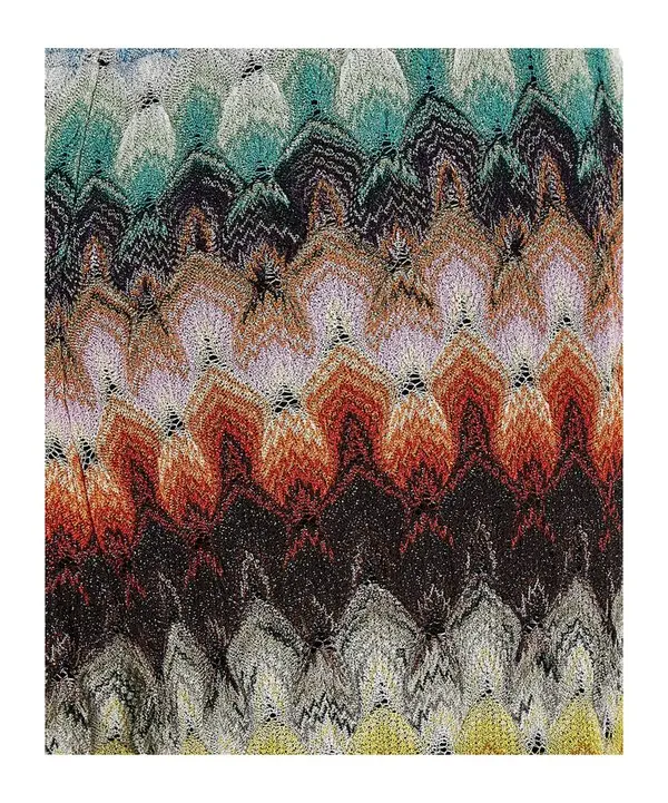 Missoni Metallic Patterned Knitted Trousers