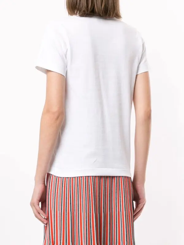 Comme Des Garçons Logo Graphic T-shirt - White