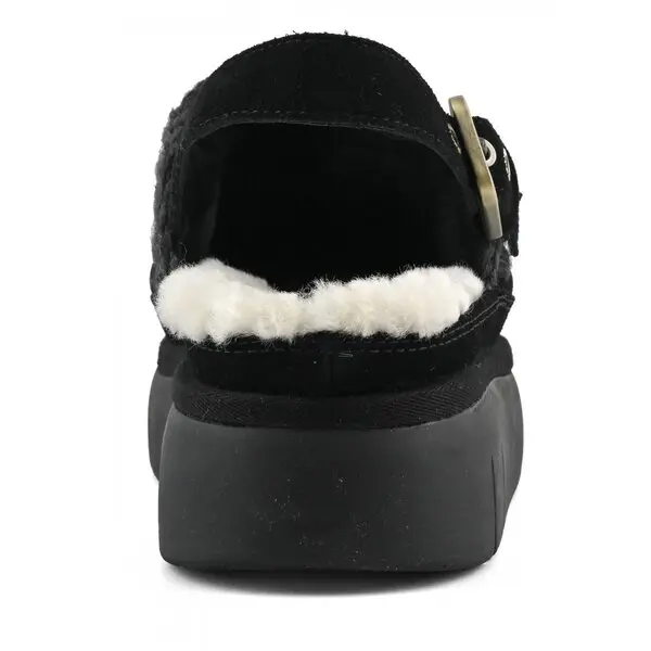 Mou Bounce Back Strap Clogs - Black