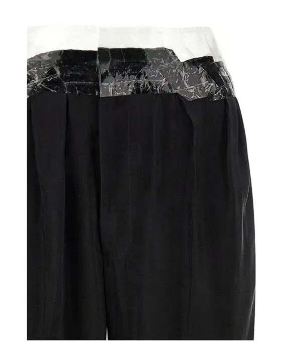 MAISON MARGIELA Pleated Straight-leg Trousers