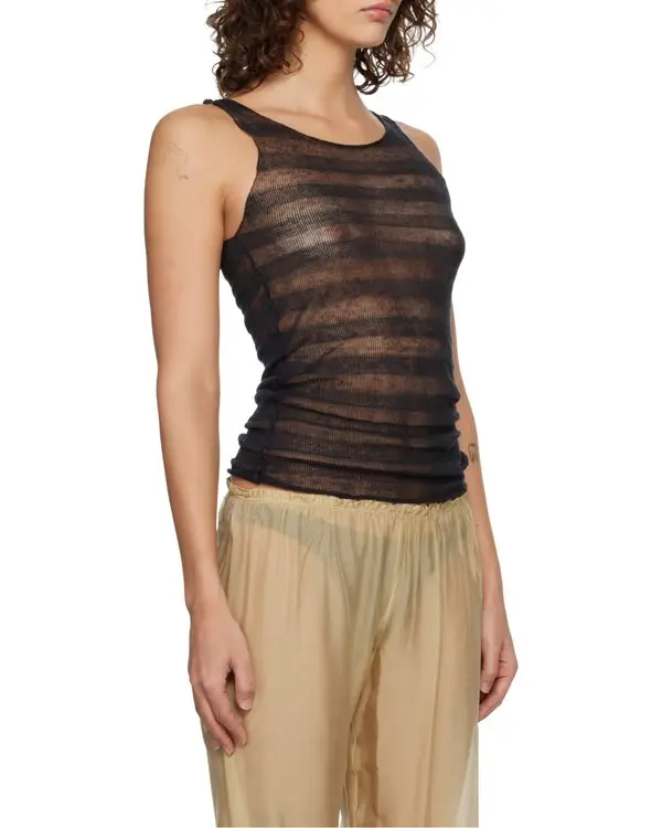 Paloma Wool Striped Sleeveless Crew Neck Vest