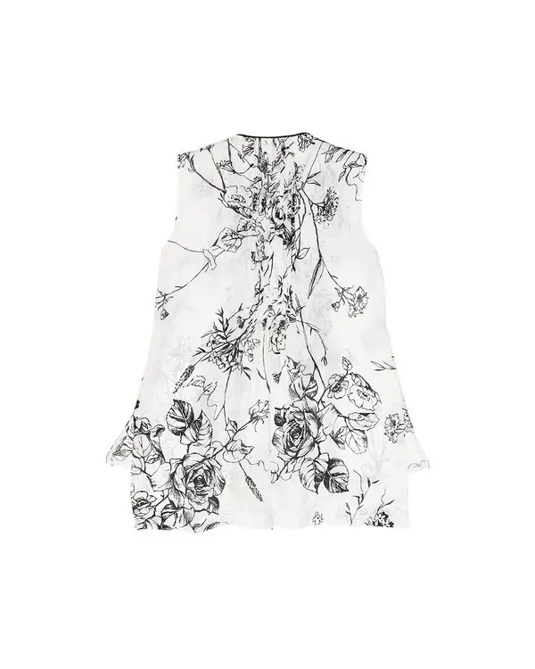 Max Mara Matilde Sleeveless Blouse With Printed Pattern