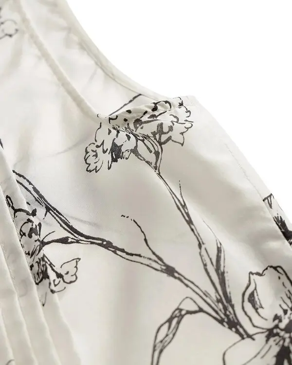 Max Mara Matilde Sleeveless Blouse With Printed Pattern