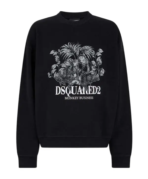 Dsquared2 Monkey Business Relaxed Fit Crewneck