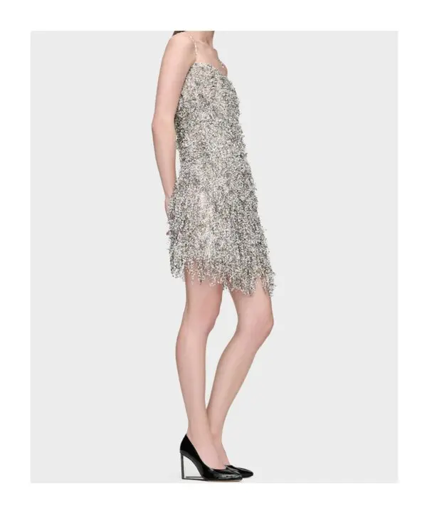 MAISON MARGIELA Sequined Slip Mini Dress