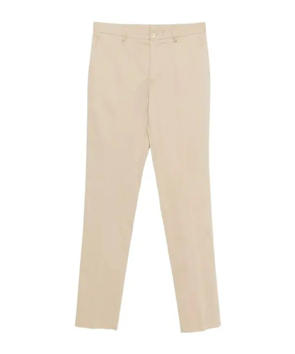 Etro Pegaso Embroidered Tailored Trousers - Nude And Neutral Colors