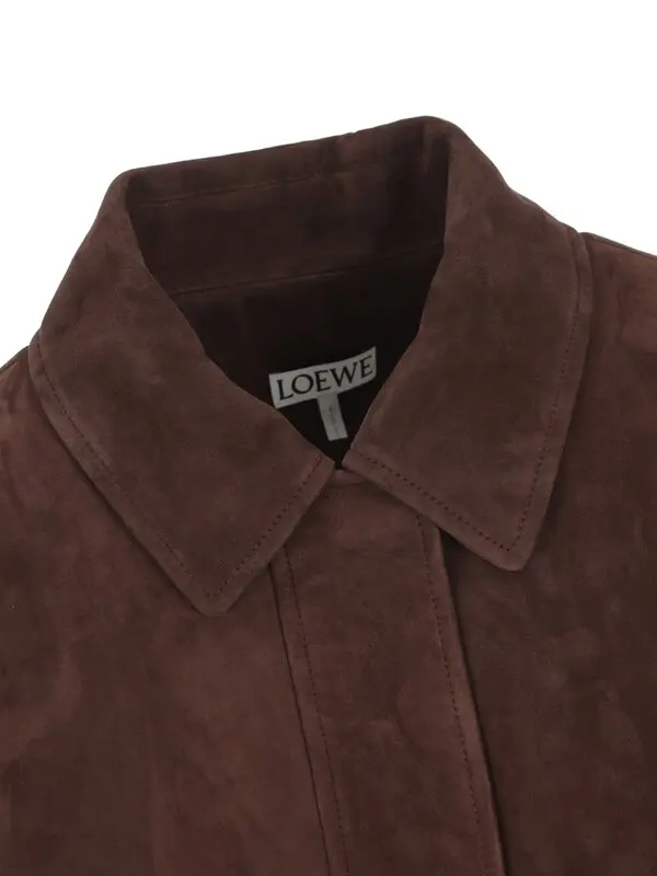 Loewe Flap-pocket Suede Bomber Jacket