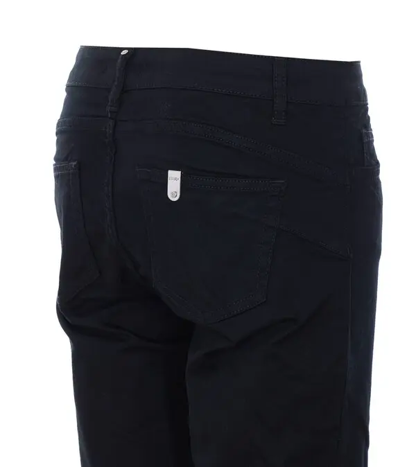 Liu Jo Floral Embroidered Hem Jeans