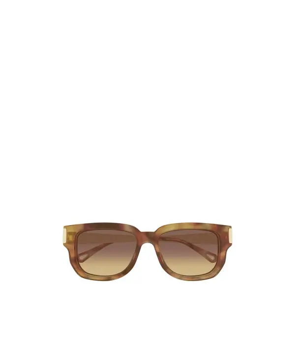 Chloé Eyewear Square Frame Sunglasses - Brown
