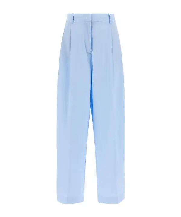 Fabiana Filippi High-waisted Pleated Wide-leg Tailored Trousers