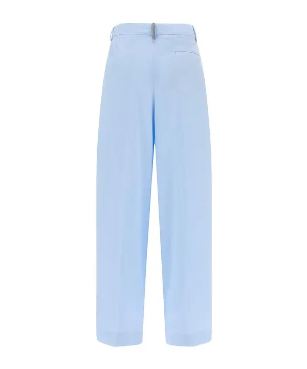 Fabiana Filippi High-waisted Pleated Wide-leg Tailored Trousers