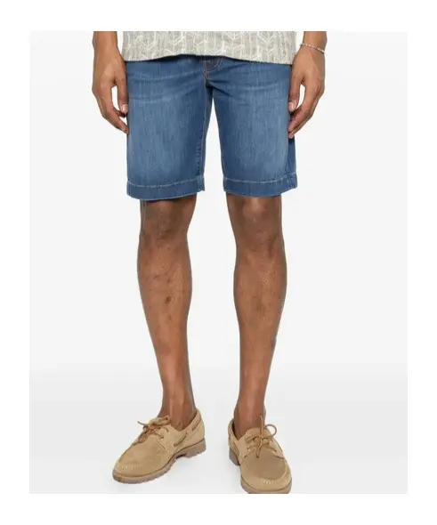 Jacob Cohen Denim Shorts With Belt Loops