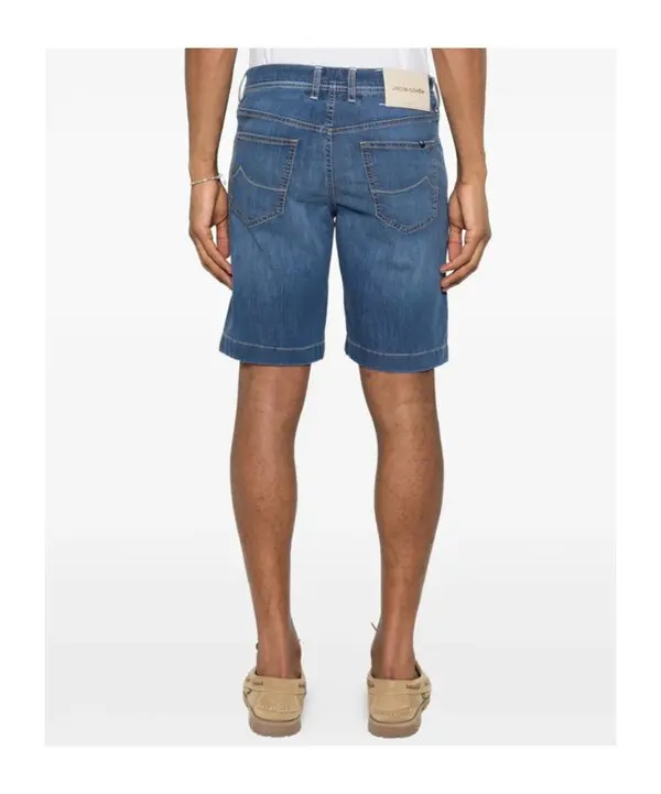 Jacob Cohen Denim Shorts With Belt Loops