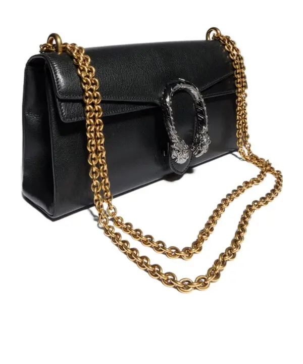 Gucci Dionysus Chain Shoulder Bag - Black