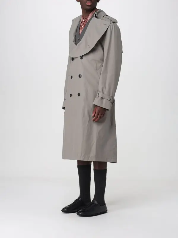 MAISON MARGIELA Folded Collar Trench Coat