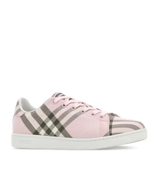 Burberry Checked Low-top Sneakers - Multicolor