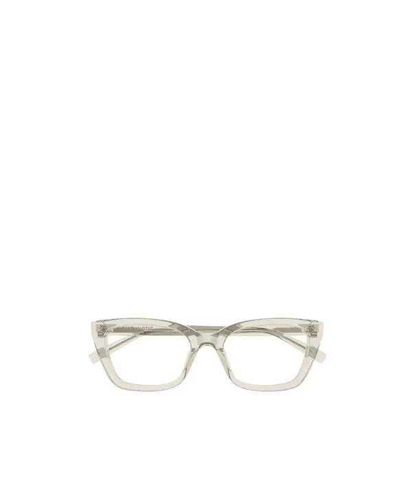 Saint Laurent Cat Eye Frame Glasses - White