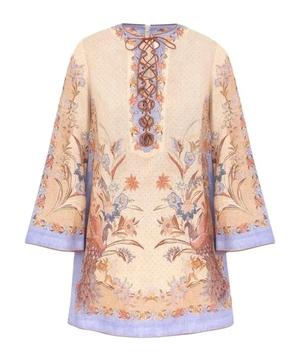 Zimmermann Indra Floral Mini Dress - No