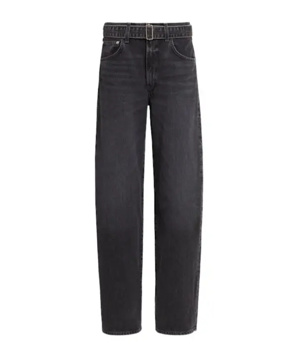 AGOLDE Tapered Hem Wide-leg Jeans