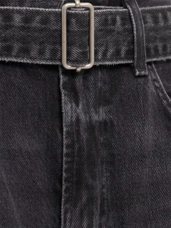 AGOLDE Tapered Hem Wide-leg Jeans
