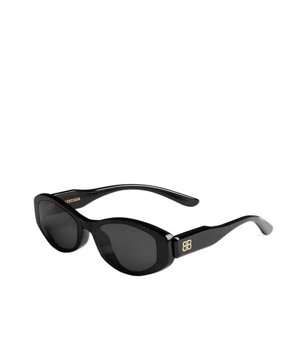 Balenciaga Logo Oval Sunglasses