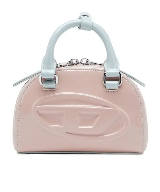 DIESEL® 1dr Dome Embossed Crossbody Bag - Pink
