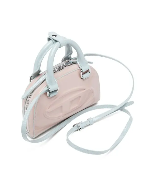 DIESEL® 1dr Dome Embossed Crossbody Bag - Pink