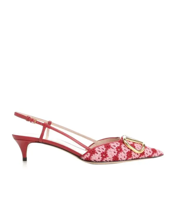 Valentino Garavani Vlogo Signature Slingback Pumps