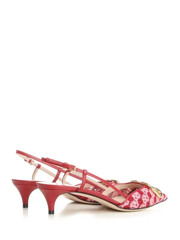 Valentino Garavani Vlogo Signature Slingback Pumps