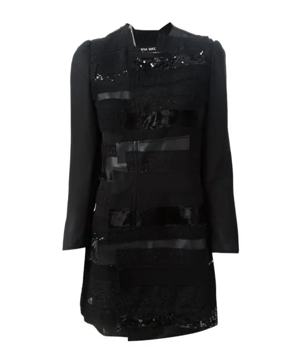 Junya Watanabe Single Breasted Blazer With Patchwork Design