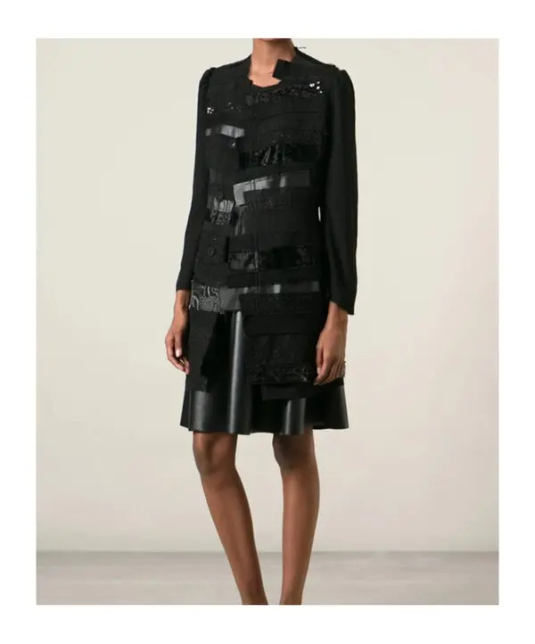 Junya Watanabe Single Breasted Blazer With Patchwork Design