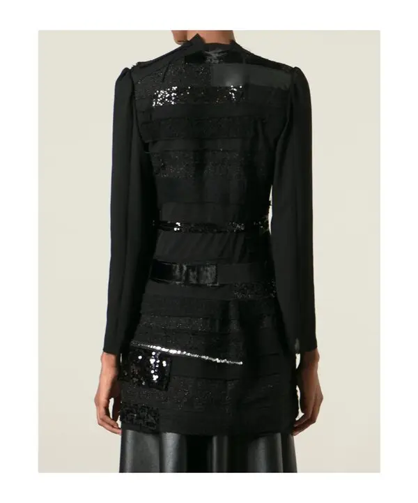 Junya Watanabe Single Breasted Blazer With Patchwork Design
