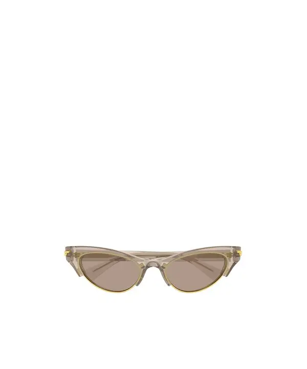 Bottega Veneta Cat Eye Frame Sunglasses - Brown