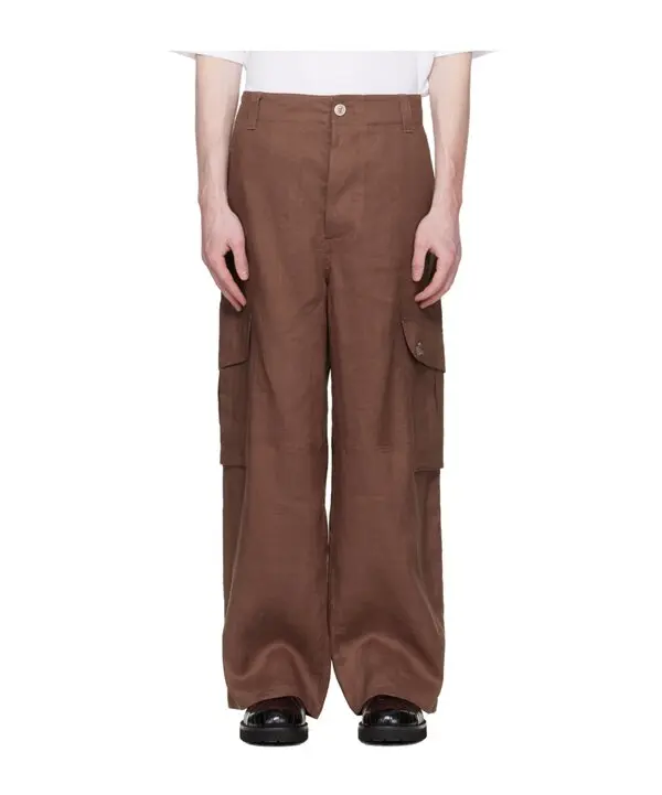 Marni Brown Cargo Trousers