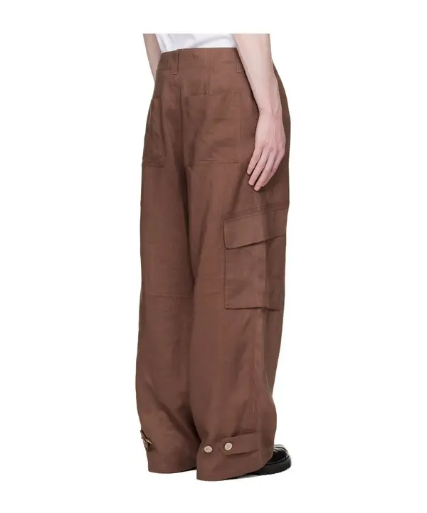 Marni Brown Cargo Trousers