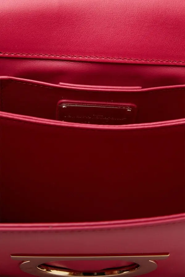 FERRAGAMO Gancini Shoulder Bag - Red