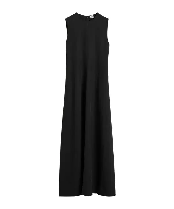 TOTEME Sleeveless Crew Neck Maxi Dress